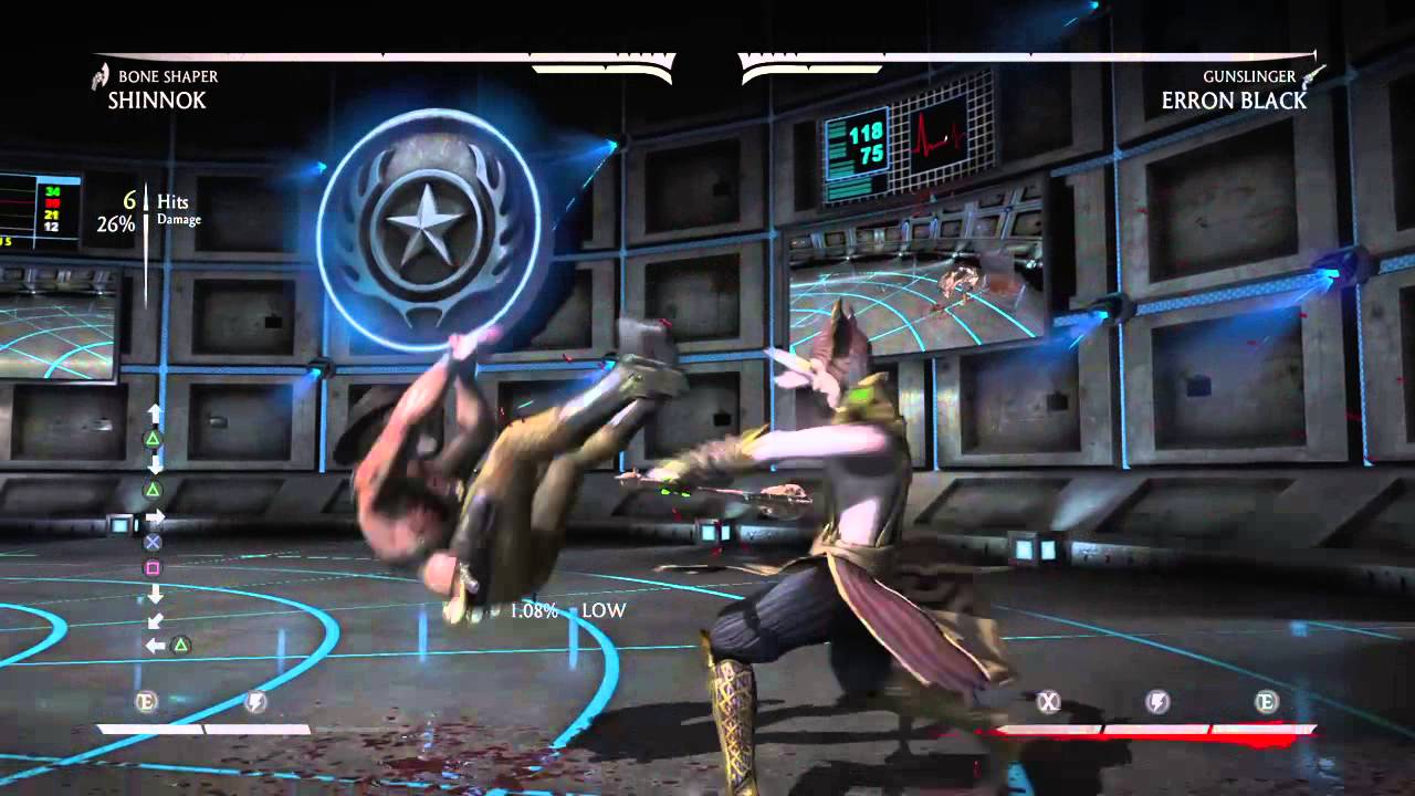 Mortal Kombat X: Shinnok (Bone Shaper) 1 Bar Corner Combo 30% - YouTube