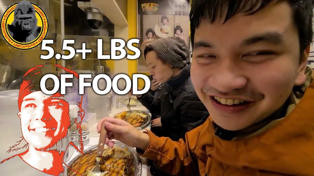 GIANT Go!Go! Curry Challenge (Matt Stonie) | Tokyo, JP - YouTube