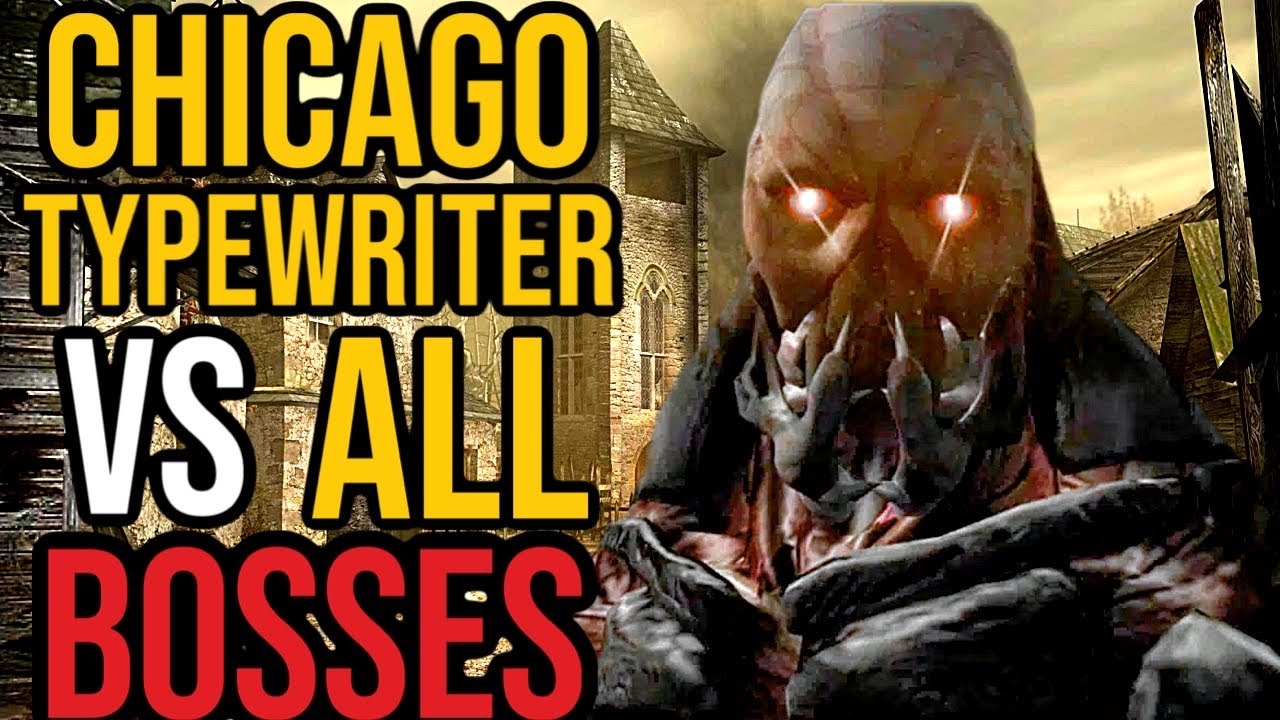 (CHICAGO TYPEWRITER) VS ALL BOSSES (PROFESSIONAL) - RESIDENT EVIL 4 ...
