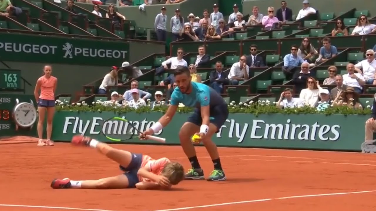 Tennis Fights (Dangerous moments in tennis, drama and disrespectful ...