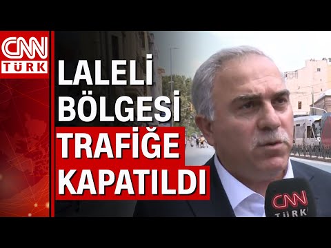 Laleli'de ordu caddesi trafiğe kapandı