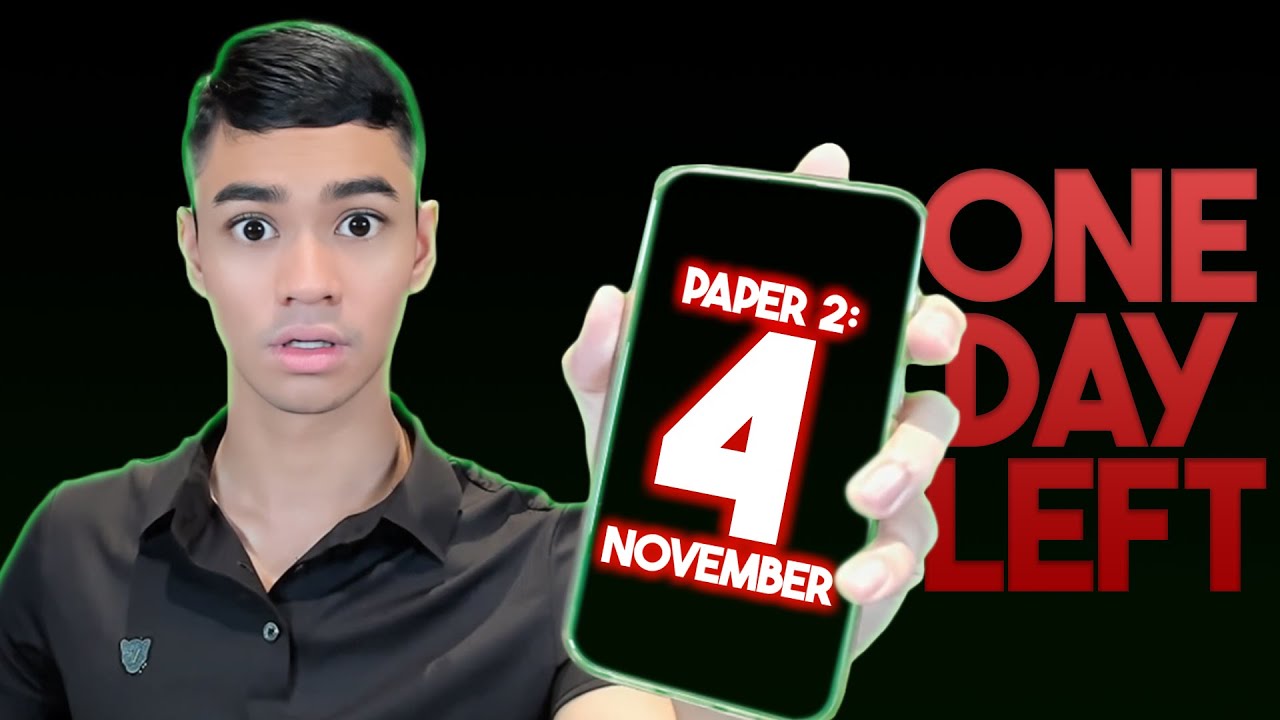1 Day Before Paper 2 Revision Guide! 🍀 ️💯 - YouTube