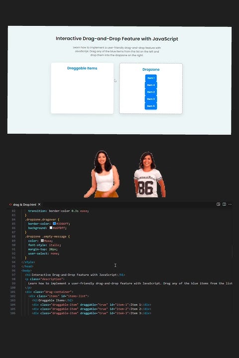 Build Your Own Drag-and-Drop Feature in JavaScript - YouTube