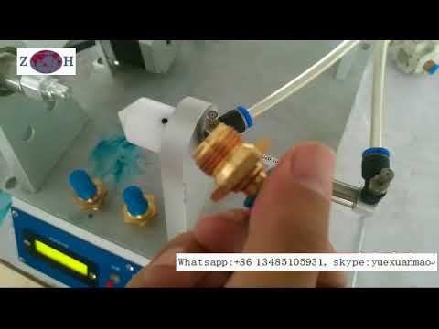 Automatic Thread locker Applying Machine-Thread gluing machine - YouTube