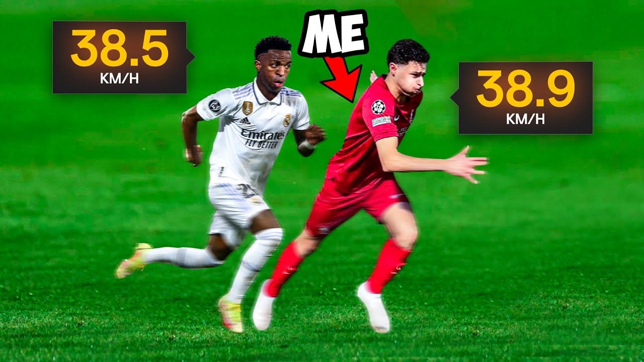 I Beat Vinicius Jr In A Sprint Race - YouTube