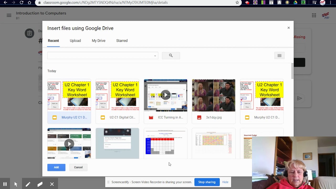 Student View: Attach & Upload Documents in Google Classroom - YouTube