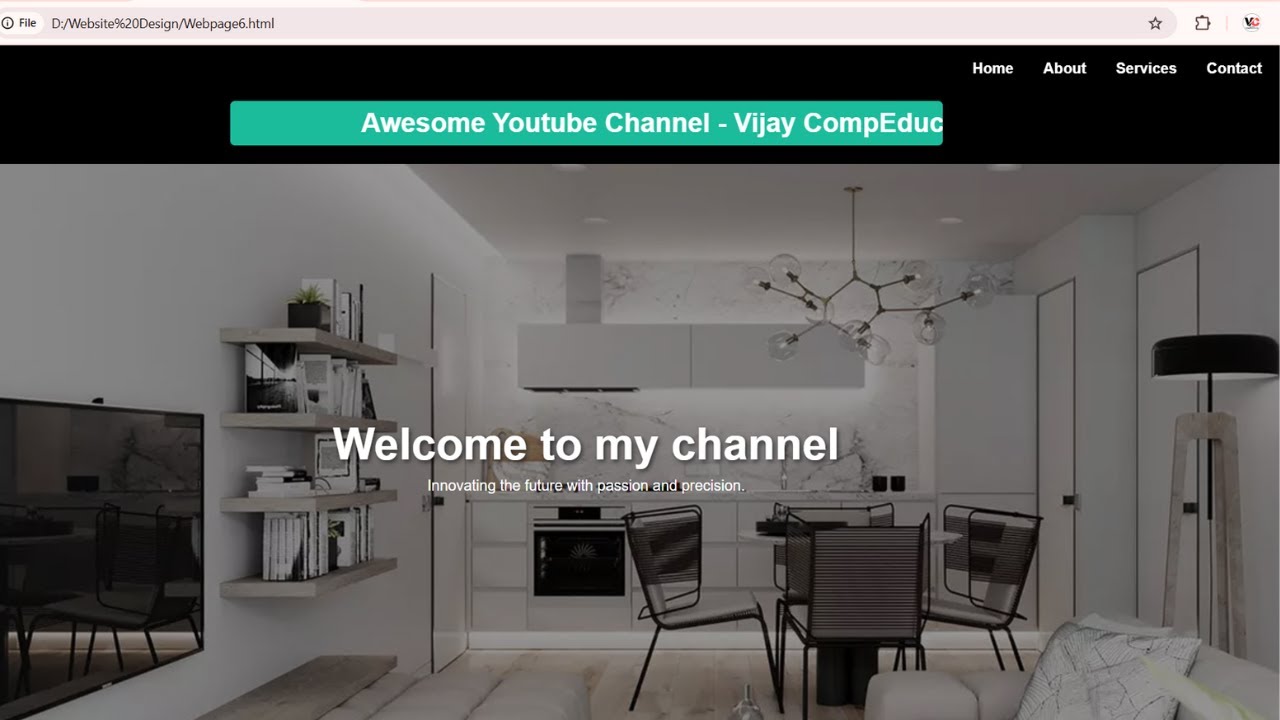 #3 How To Create A Website using HTML & CSS | Step-by-Step Tutorial ...