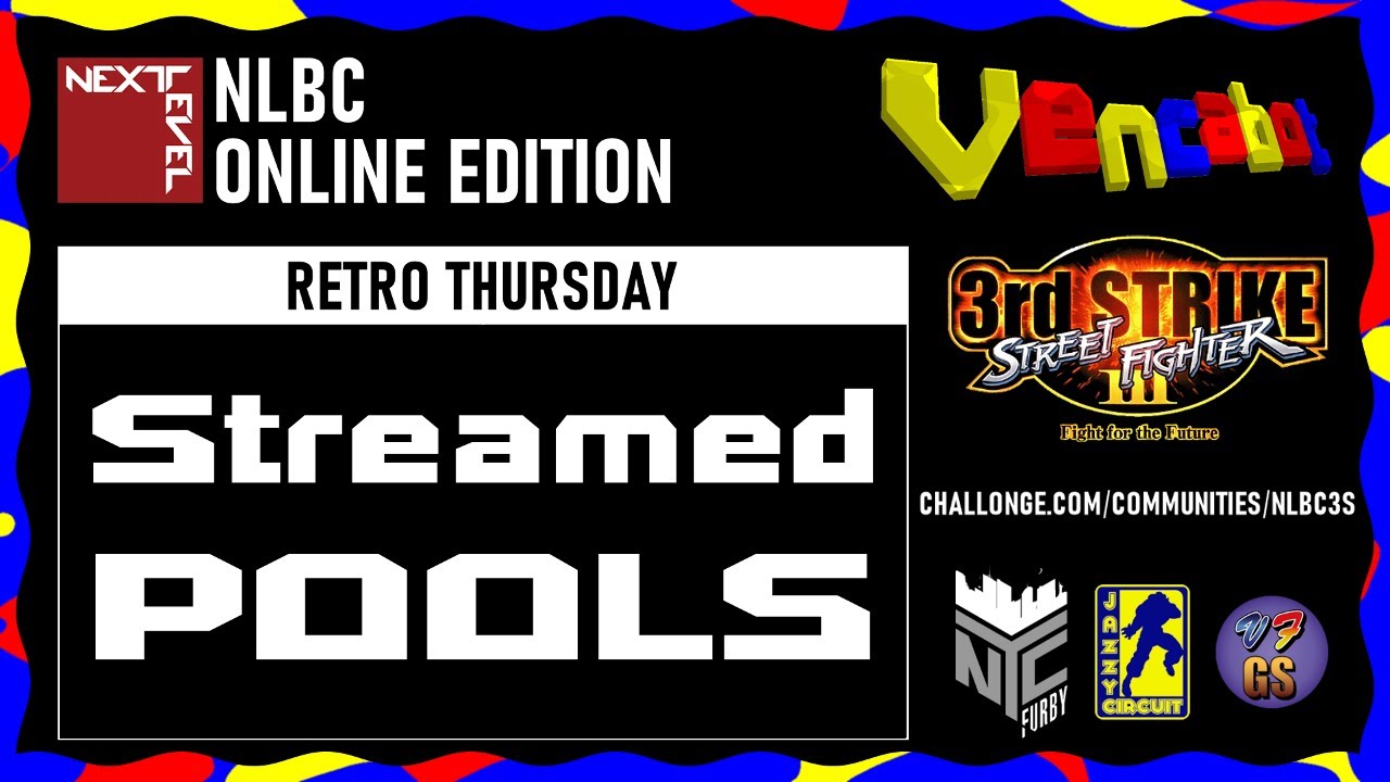 [3rd Strike] NLBC Online Tourney #1: Pools (Streamed) @ 05/13/21 - YouTube
