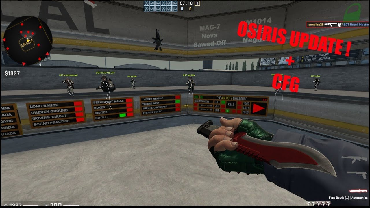 CS:GO : OSIRIS UPDATE ! BEST LEGIT CHEAT FREE DOWNLOAD / WALL / AIMBOT ...