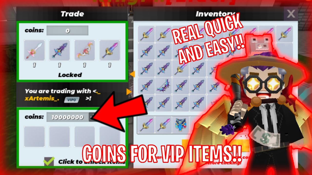 HOW TO BE RICH BY USING COINS TO TRADE VIP ITEMS!! || TRADING TIPS ...