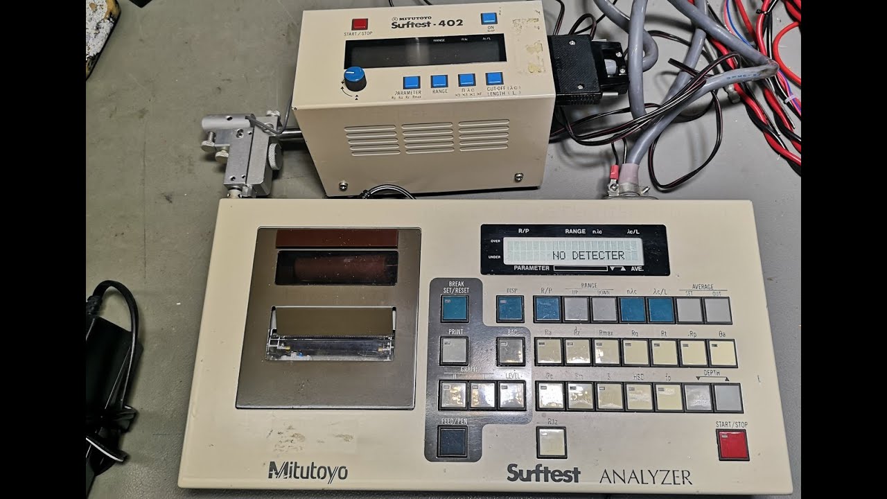 Mitutoyo Surftest 402 Surface Tester test teardown - YouTube