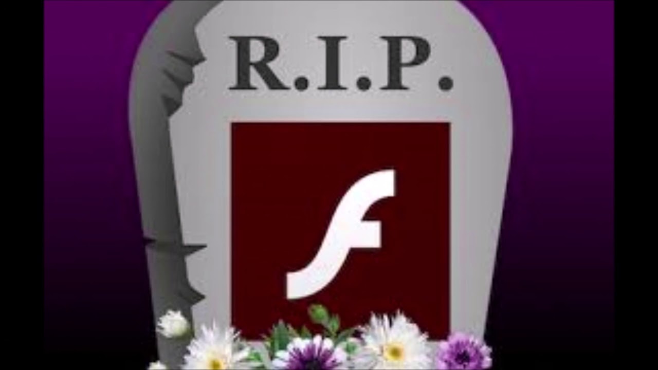 RIP Adobe Flash Player 1996 2020 - YouTube