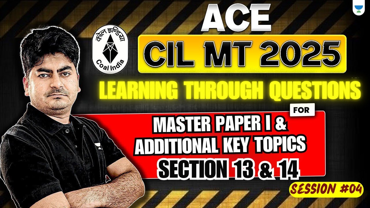 ACE CIL MT 2025: ⚡ "Mastering CIL MT 2025: Ultimate Conceptual MCQs Challenge!" ⚡ - YouTube