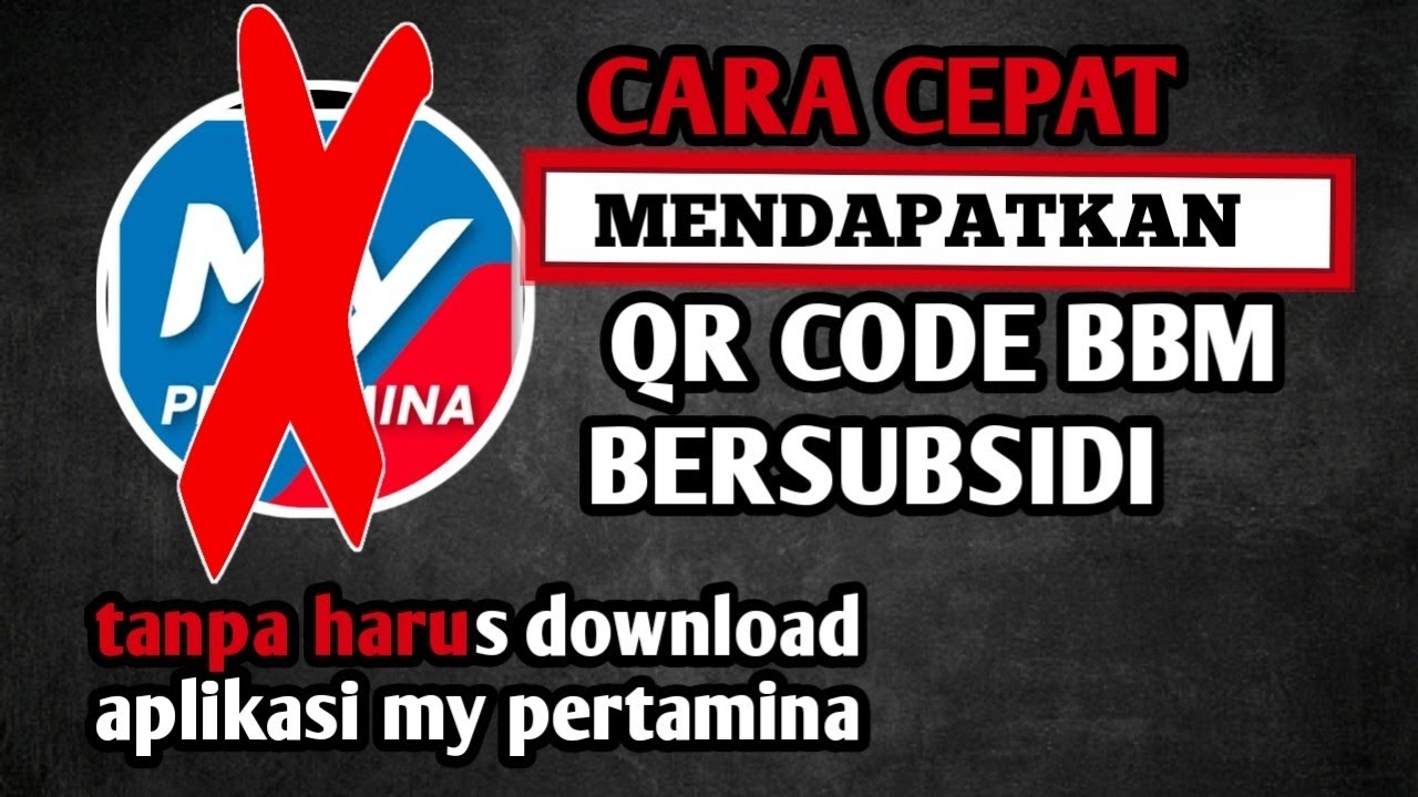 CARA CEPAT DAFTAR BBM BERSUBSIDI TANPA APLIKASI MY PERTAMINA # ...