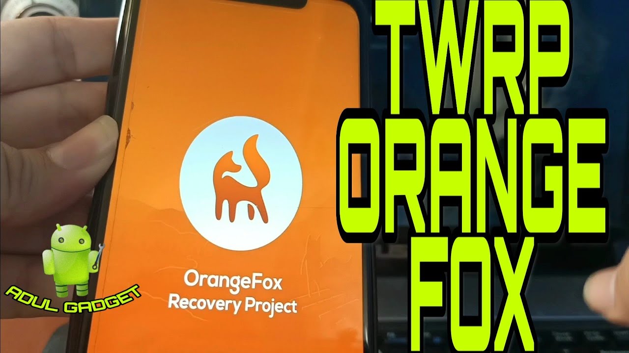 Cara menginstall TWRP Orange Fox Pocophone F1(beryllium) - YouTube
