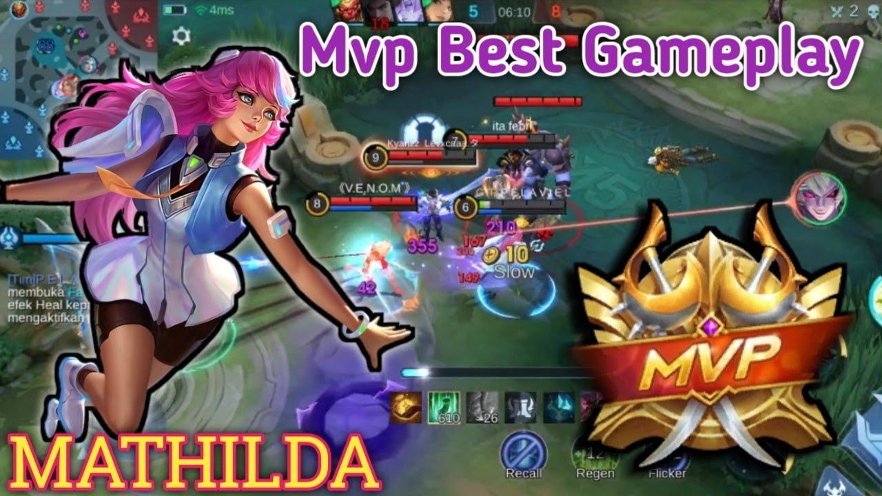 (MVP BEST GAMEPLAY) GAMEPLAY MATHILDA - BUILD TOP 1GLOBAL MATHILDA ...