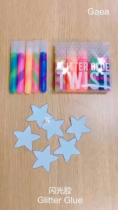 Glitter glue for school and home - YouTube