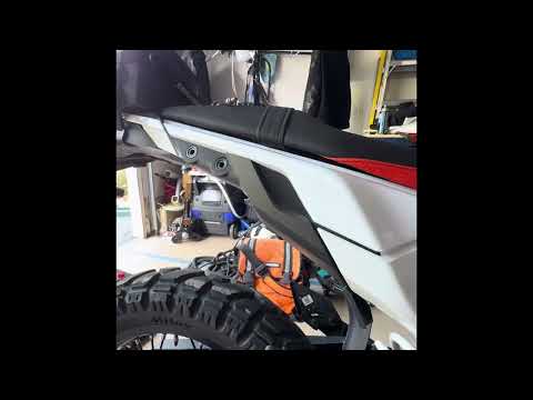 KTM 390 Adventure R rear grab straps DIY - YouTube