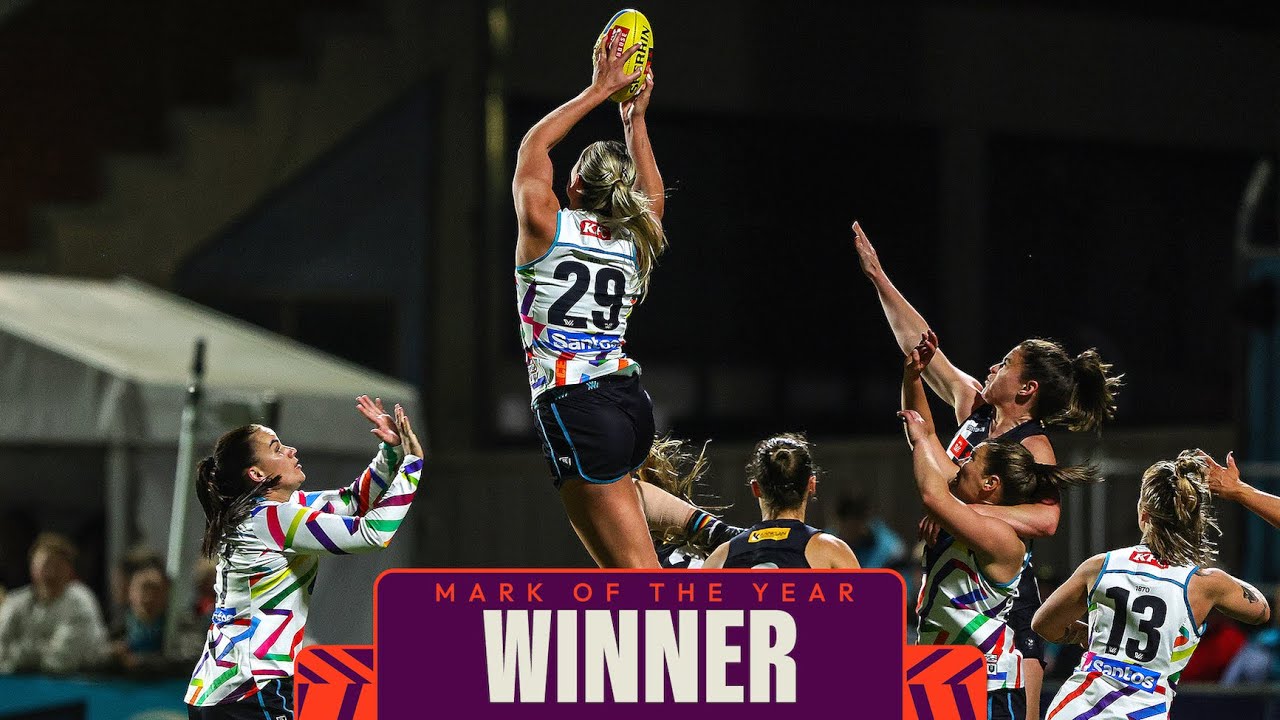 2024 Virgin AFLW Mark of the Year: Matilda Scholz - YouTube