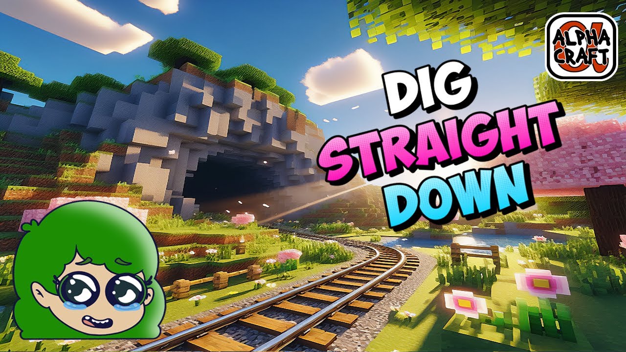AlphaCraft Episode 4: Dig Straight Down! - YouTube