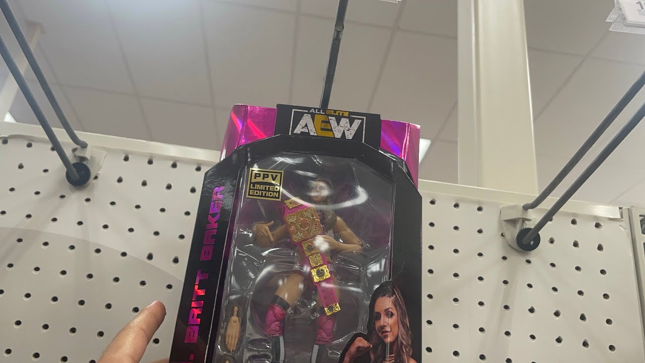 Limited Edition Britt Baker Found!!! WWE AEW TOY Hunt elites unrivaled ...