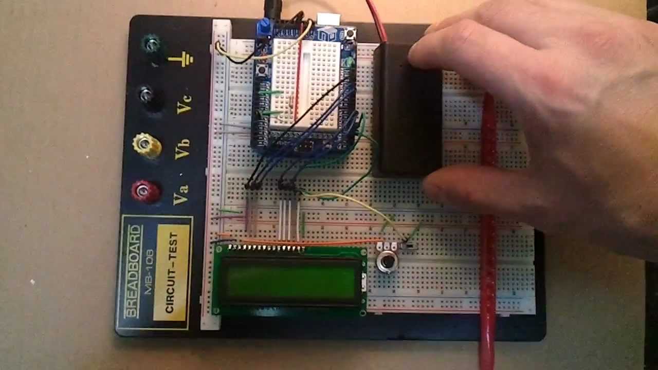 Jay's Arduino Project #8: Temperature to a LCD - YouTube
