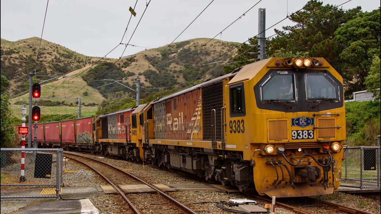 KiwiRail Action In The Wellington Region!! 4K - YouTube