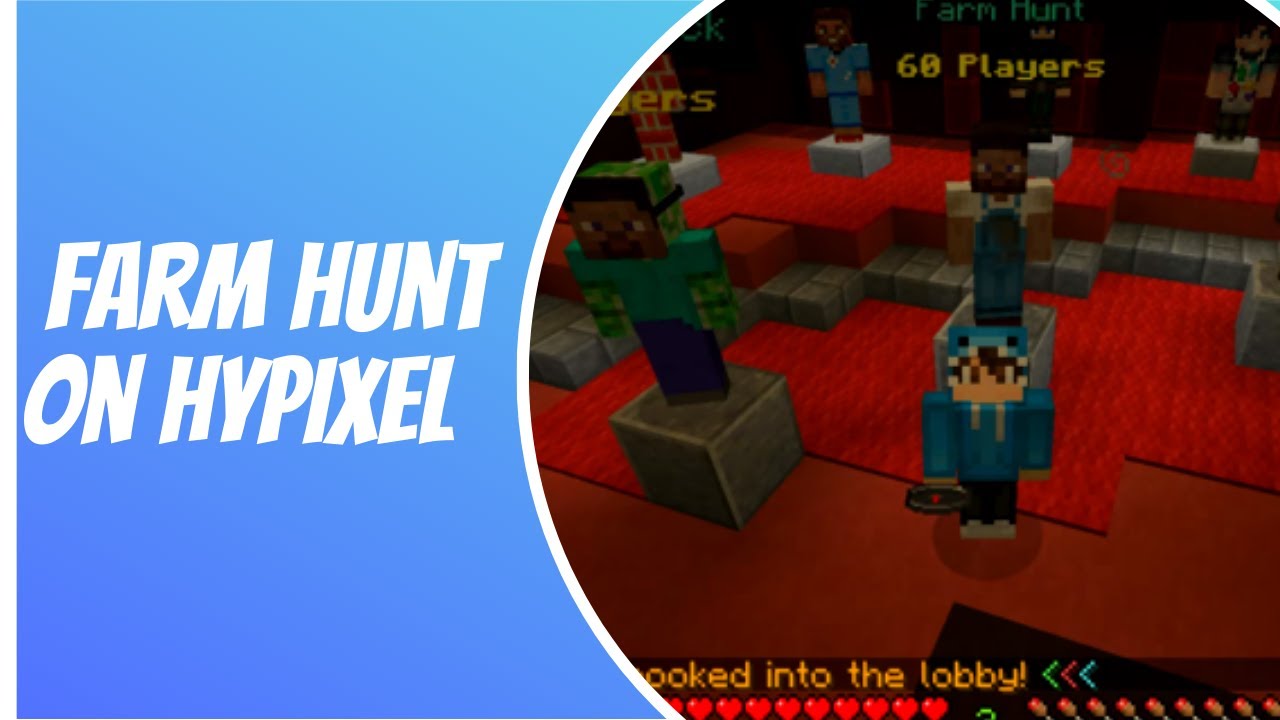 Farm Hunt on hypixel - YouTube