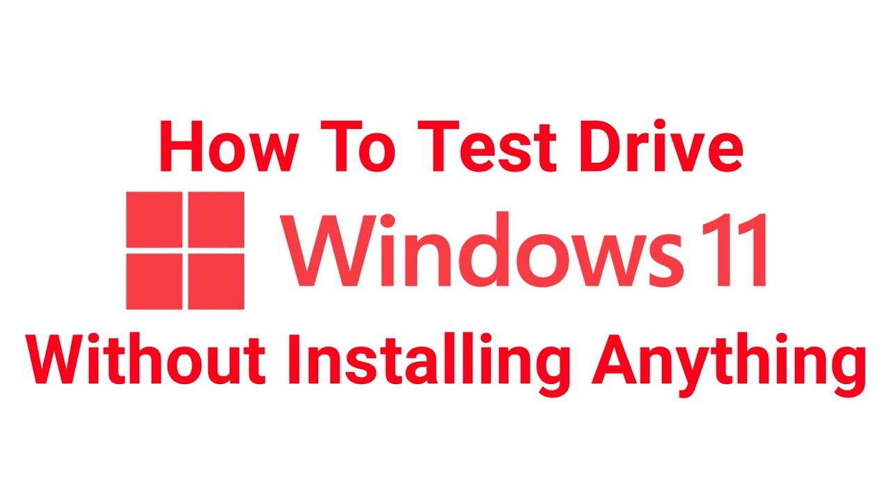 How To Test Drive Windows 11 Without Installing Anything | Full ...
