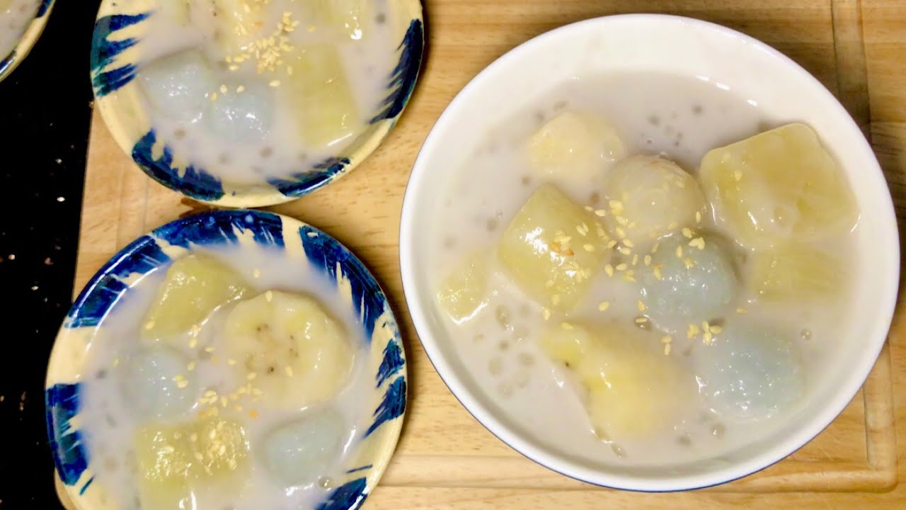 Ngạc Nhiên Với Món Chè Chuối Khoai Mì Quá Ngon, Cách Nấu Đơn Giản, Dễ ...