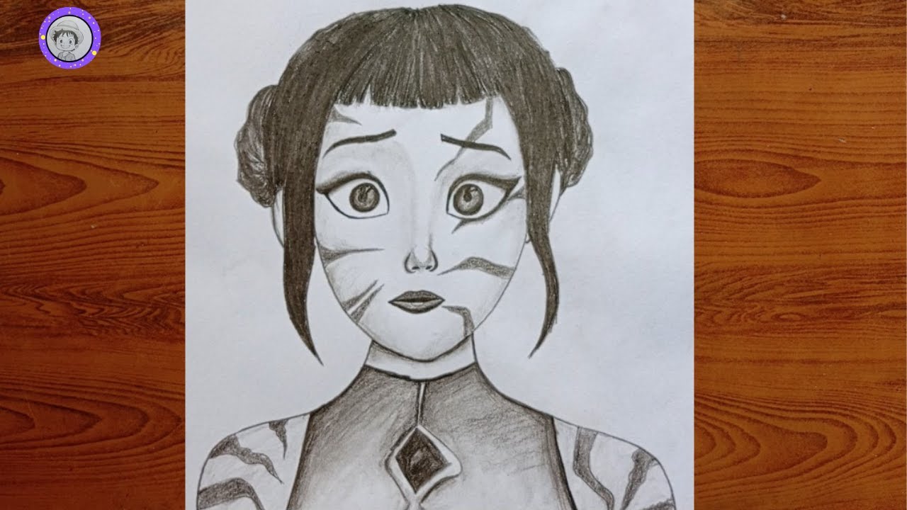 How To Draw Zoey Kpop Demon Hunters Step By Step | Easy Drawing ...