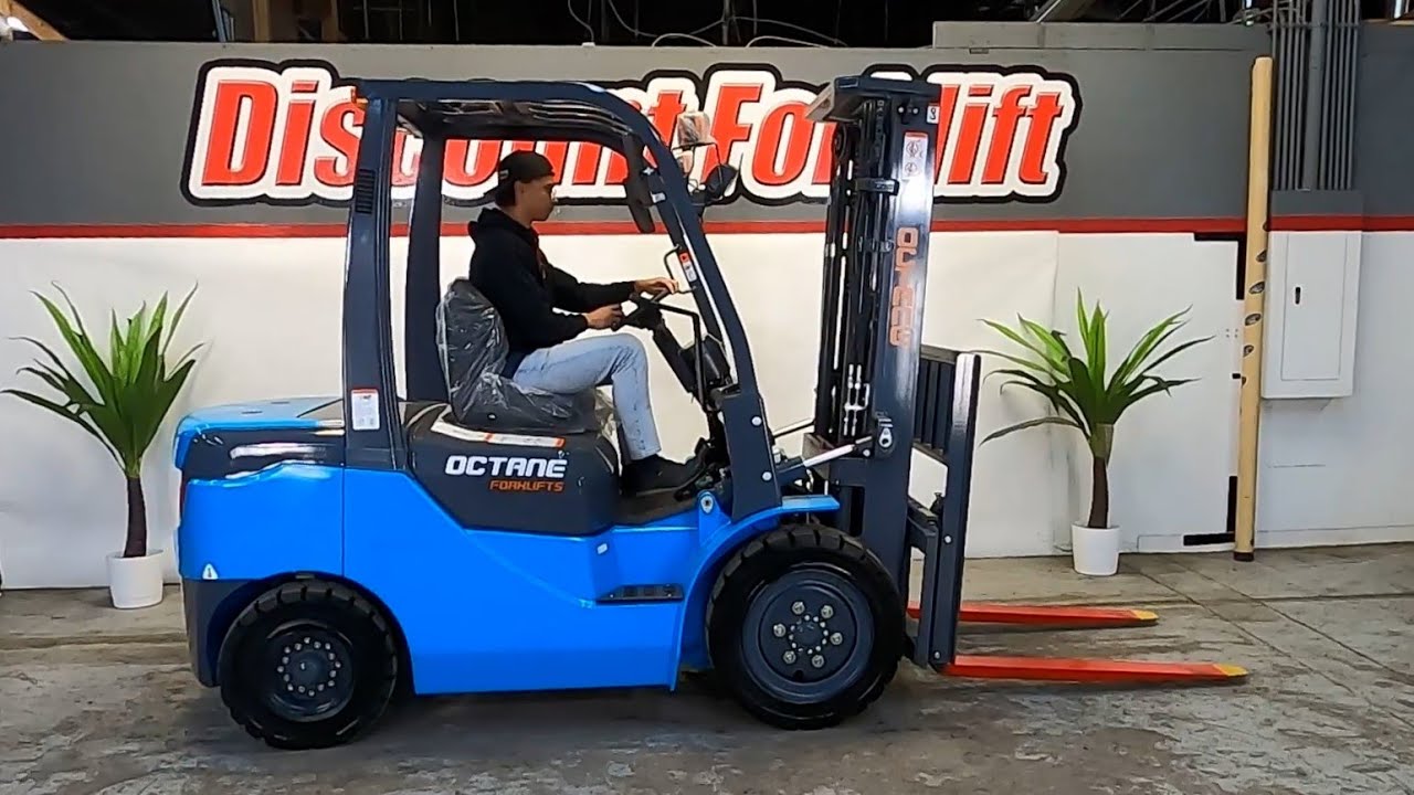 OCTANE FD30S 6,000 lb Diesel #3327 - Forklift for Sale - YouTube