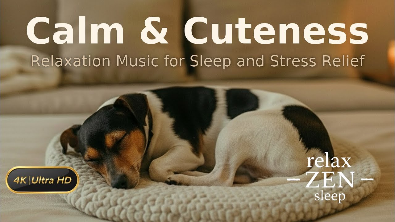 Relaxing Jack Russell Dog with Calm Music | Deep Sleep, Meditation ...