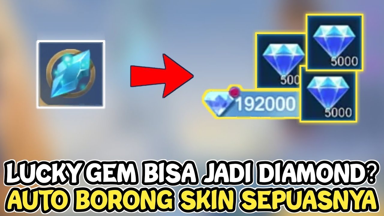 BUG TERBARU?! CARA MENGUBAH LUCKY GEM FRAGMENT MENJADI DIAMOND!! - YouTube
