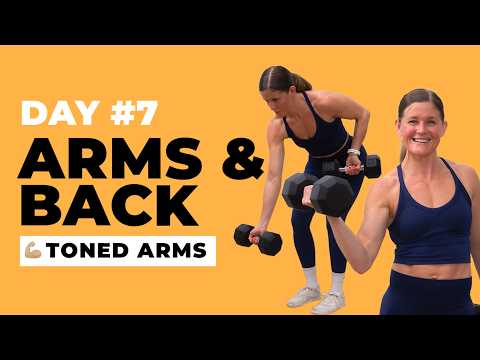 Summer Workout Challenge Day 7: 20-Minute Back & Arms Workout (Max 20)