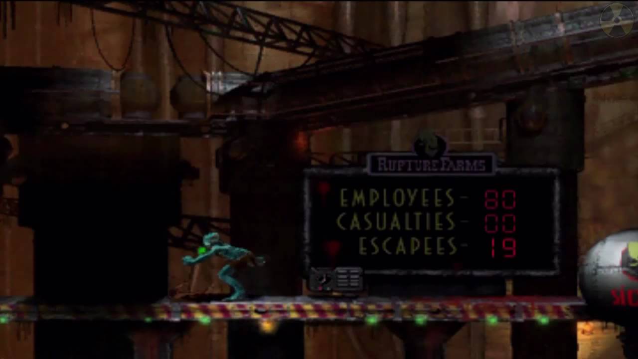 Oddworld Abes Oddysee 100 Walkthrough 3 22 Rupturefarms 2 Hd