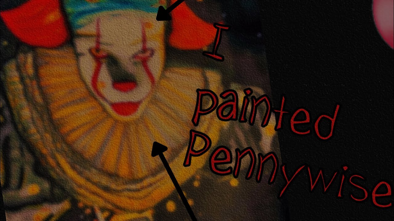 I painted Pennywise from IT chapter 2 (Pennywise kills Vicky Scene ...