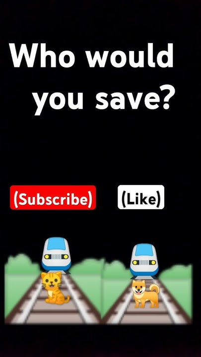 Who would you Save? - YouTube