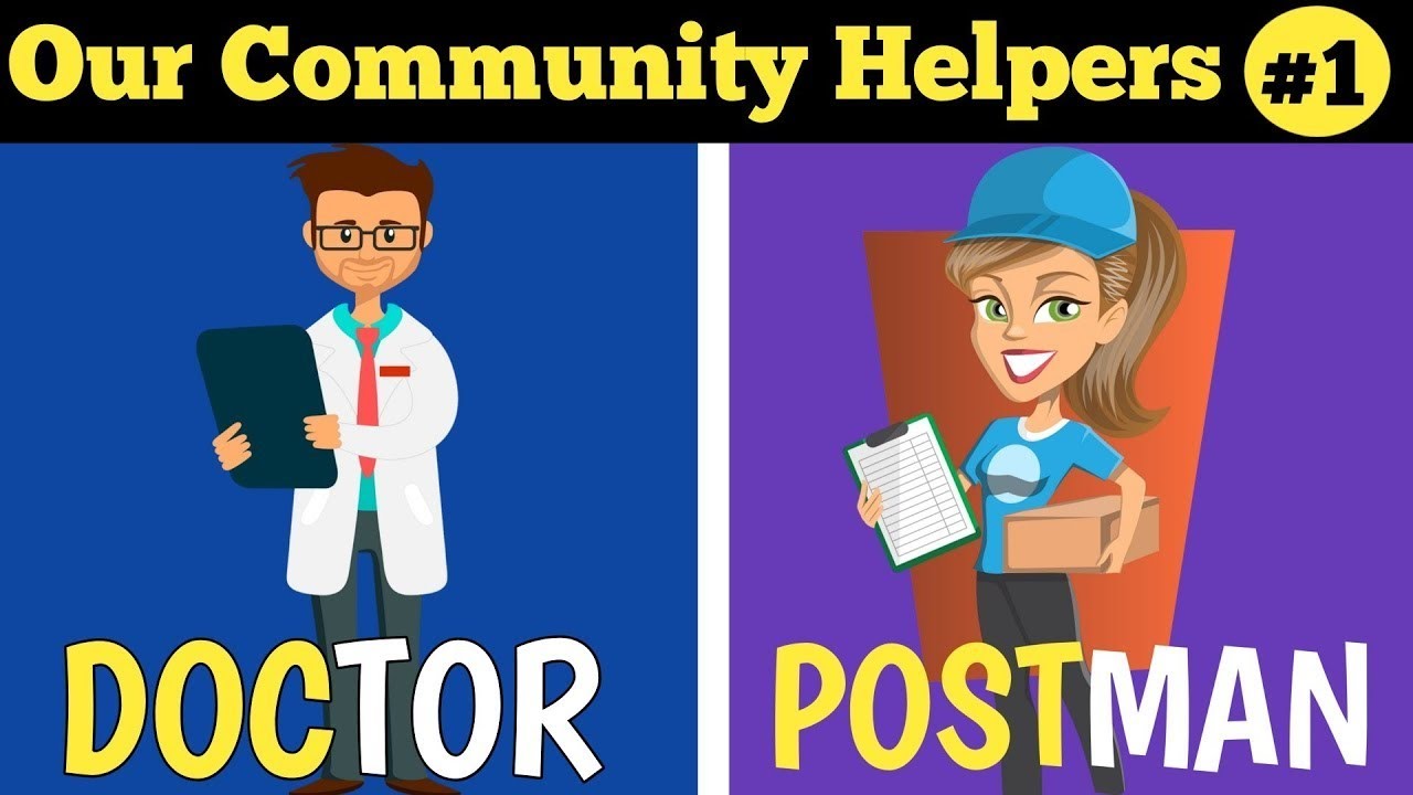 our helpers | our community helpers with pictures - YouTube