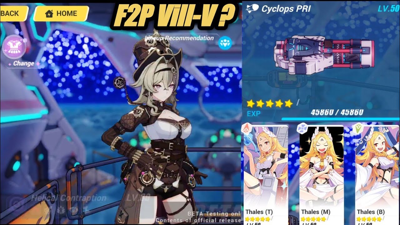 How Good Is Vill-V With Free To Play Build VS SSS Kosma In Memorial ...