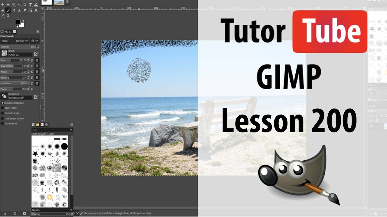 GIMP - Lesson 200 - Paper Tile - YouTube