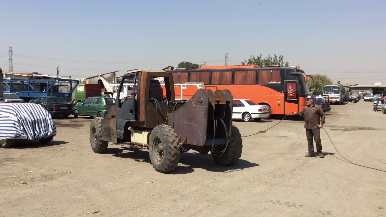 Homemade Telehandler - YouTube