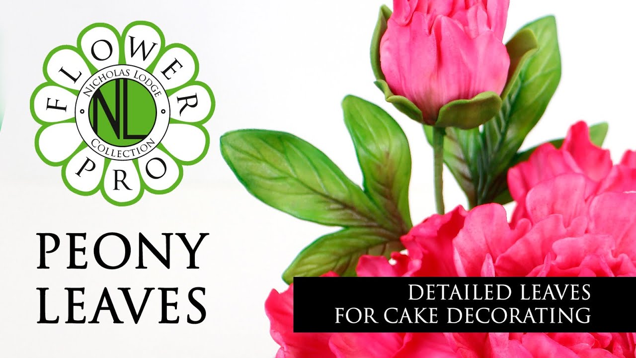 Flower Pro Peony Leaves | Cake Decorating Tutorial With Chef Nicholas ...