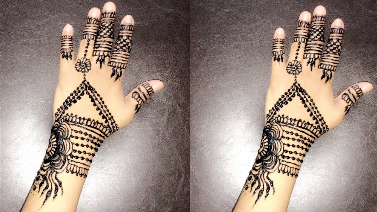 Cilaan Saar oo qurux badan | Simple Gorgeous Henna Design Tutorial ...
