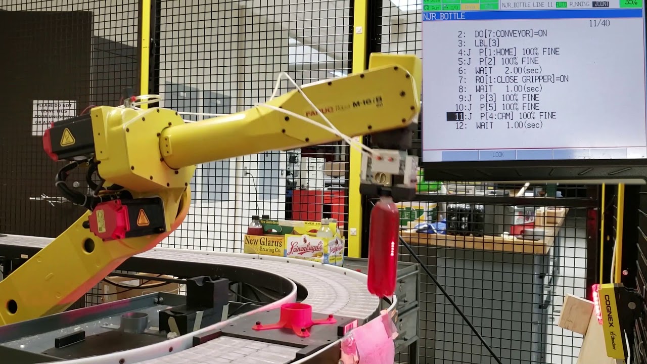 Robotic Bottle Packaging - YouTube