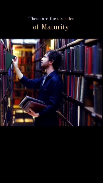 || 6 Rules of Maturity ||#shorts 🎯 #motivation #success #study #quotes ...