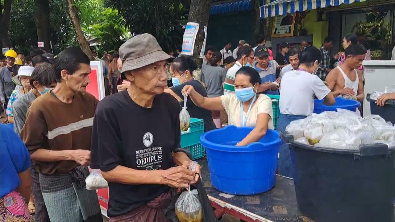 16 9 2023 သရက်တောကျောင်းတိုက် သဘာဝတရားရိပ်သာ၌ နေ့စဥ် ထမင်း ဟင်း အဟာရဒါန