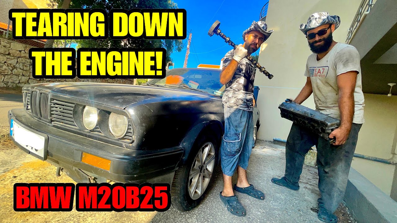 How To Disassemble A BMW E30 M20B25 Cylinder Head (Removing Rocker ...