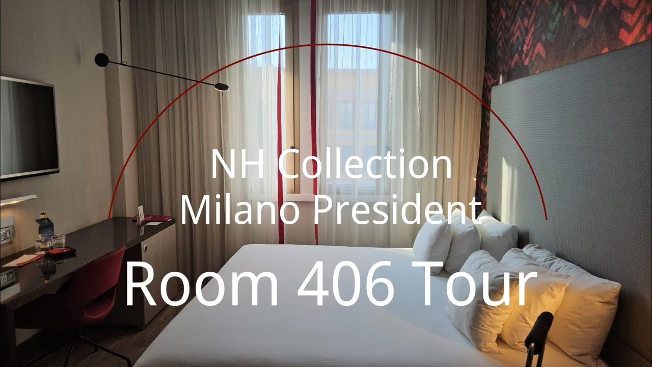 Hotel NH Collection Milano President, Milan, Italy - Room 406 Tour ...