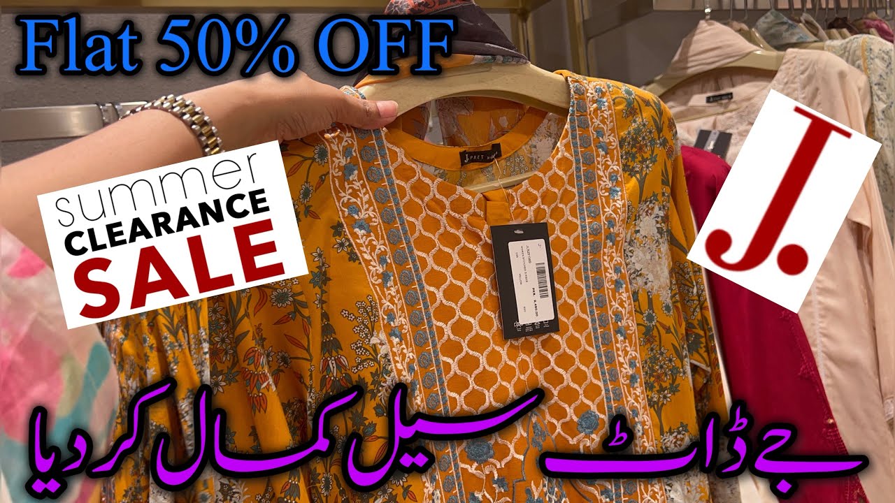 J.dot summer clearance sale flat 50% off 🥳💕|j.dot lawn sale ️|30 Sep ...